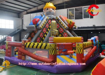 China Cartoon 0.5mm PVC Inflatable Bounce House Reinforce Stitches For Children for sale