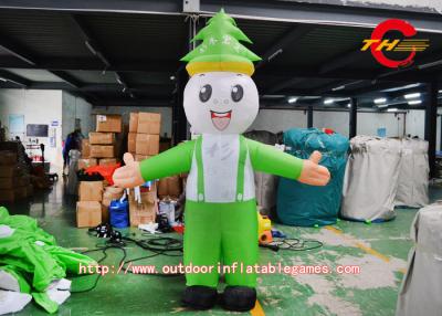 China Green Inflatable Cartoon Characters ,  Movie Propaganda Inflatable Pig for sale