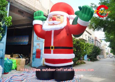 China Shopping Mall Activities Outdoor Display Inflatable Santa Claus Cartoon for sale