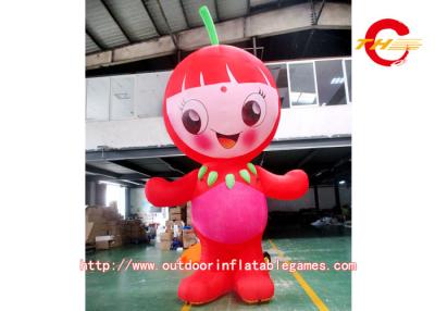 China 6 Meter High Cartoon Tomato Inflatable Toys Using Oxford Cloth Production for sale