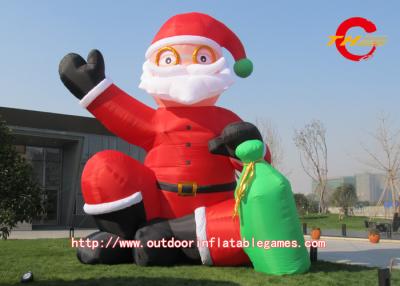 China Oxford Cloth / PVC Inflatable Christmas Decorations Water And Fire Proof for sale