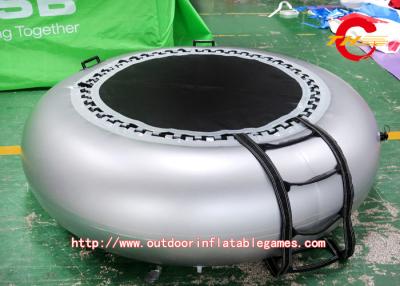 China Small Bomb Bed Inflatable Water Games PVC Tarpaulin Grey OEM for sale