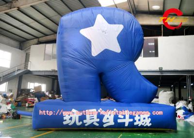 China Blue R Letter Inflatable Products Can Be Used For Outdoor Display for sale