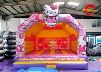 China Pink PVC Waterproof Kids Inflatable Bounce House Katie Cat for sale