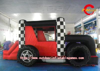 China Attractive Inflatable Bounce House Oxford Kart Black Cloth For Children Park for sale
