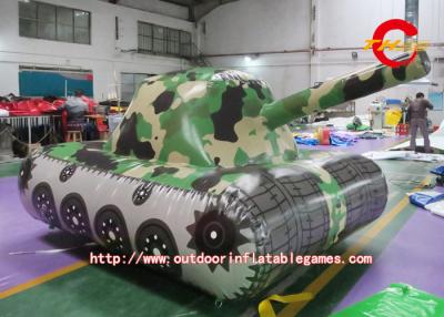 China Giant Outdoor Camping Inflatable Tank Model 0.55 PVC HD Inkjet for sale