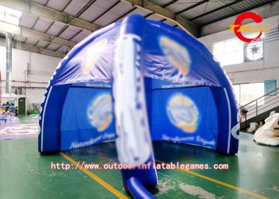 Cina Stampa che annuncia il peso leggero gonfiabile blu della tenda della cupola in vendita