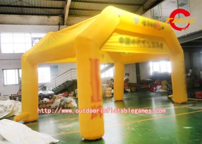 Cina Fonti di stampa di definizione della tenda gonfiabile del partito del panno di giallo di Oxford alte in vendita