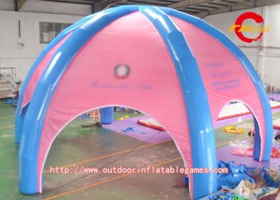 Cina Tenda gonfiabile di nozze della larga scala rosa del respiro con sei gambe su misura in vendita