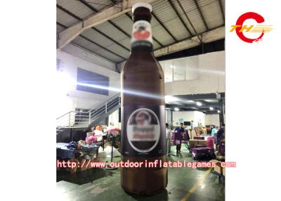 China Huge Brown Oxford Cloth Inflatable Bottle Model For Advertising for sale