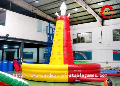 China Huge Inflatable Climbing Wall , Mountain Inflatable Rock Climbing Wall for sale
