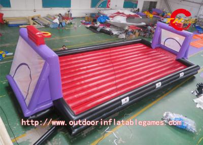 China Funny Inflatable Soccer Field , Indoor Inflatable Football Sports Game for sale