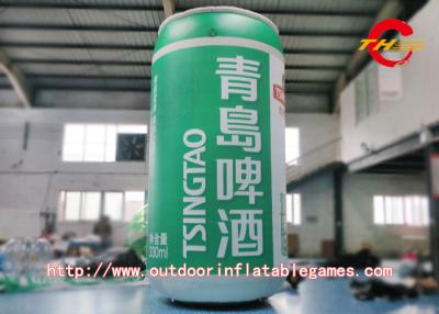 China Adorable Beer Inflatable Model Blow Up Bottle Double Stitching for sale