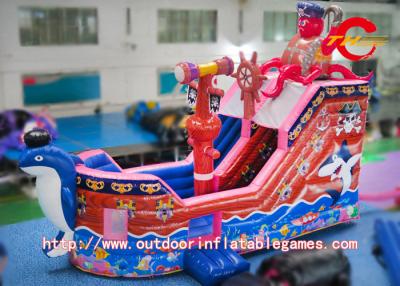 China Amusement Rides Inflatable Bounce House Pirate Ship Advertisement for sale
