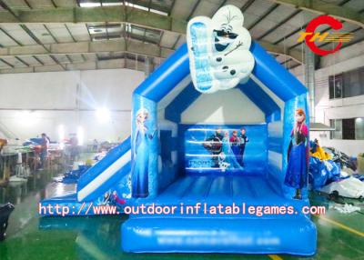China Beautiful Kingdom Commercial Jumping Castle Oxford Red / Blue / Green for sale