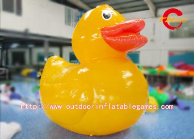 China Advertising Movable Yellow Inflatable Duck Toys Oxford Material for sale