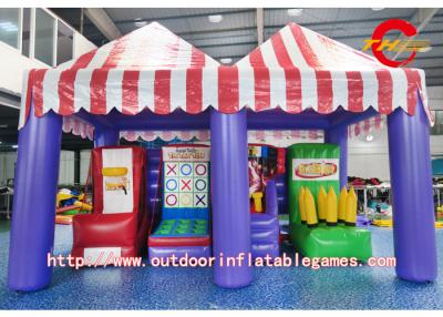 China Giant Inflatable Basketball Hoop Games / Wonderful Inflatable Shooting Gallery for sale
