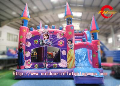 China Indoor Princess Themed Kids Inflatable Castle Bounce House For Rental for sale