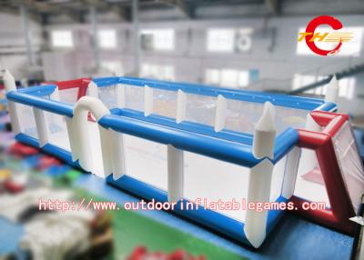 China Commercial PVC Inflatable Football Pitch Sport Game Soccer Paly Arena for sale