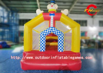 China Commercial Inflatable Bouncy Castle PVC Clip Net Cloth Jumping Bed For Adult for sale