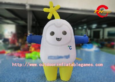China Attractive Oxford Cloth Inflatable Walking Cartoon Character For Kids for sale