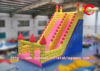 China Commercial Adult Inflatable Water Slide With Big Pool / Residential Inflatable Slides for sale