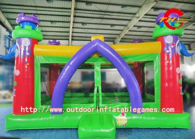 China Colorful Inflatable Jumpers House / Kids Funny Inflatable Bouncer House for sale