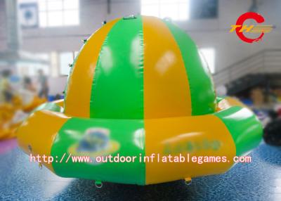 China Outdoor Inflatable Rotating Gyroscope Aqua Park / UFO Human Water Game Safety for sale