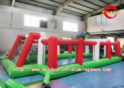 China 2.5m Height Outdoor Inflatable Football Field / Soccer Field For Adults PVC 0.55mm for sale
