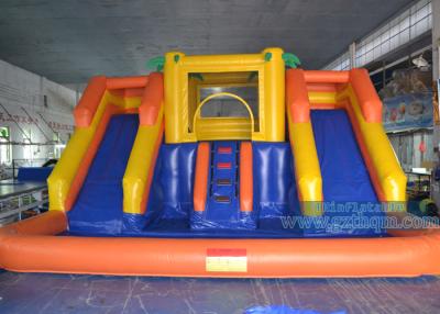 China Rental Giant Backyard Inflatable Water Slide With Pool Foe Business for sale