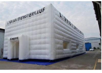Cina Bianco 10m x 10m che annunciano tenda gonfiabile, tenda gonfiabile all'aperto del cubo in vendita
