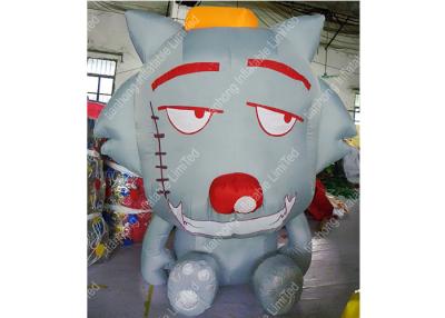 China Promotion Inflatable Cartoon Characters Wolf , Blow Up Model For Kids for sale