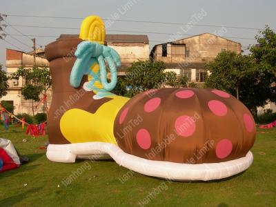 China Outdoor 4m Colorful inflatable Model Animals shoes For Advertising / Wedding for sale