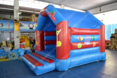 China Lovely Residential Inflatable Bounce House With Fire - Retardant 18oz Commercial PVC for sale