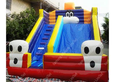 China Kids Exciting Football Inflatable Outdoor Water Slide With Dual Sewing for sale