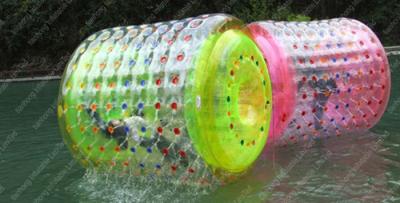China Customized fire retardant Inflatable Rolling ball For Water Park / Amusement for sale