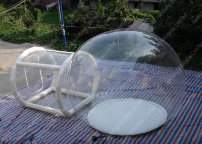 China Transparent Inflatable Bubble Camping Tent With Weave String Structure for sale