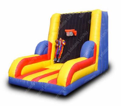 China Funny Giant Outdoor Commercial Inflatable Velcro Wall With Durable Bouncers for sale