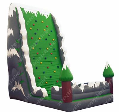 China Children Inflatable Climbing Wall , 18Oz Inflatable Sports Games for sale