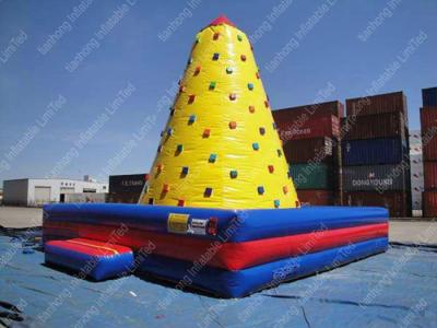 China 0.90mm PVC tarpaulin Inflatable Climbing Wall For Amusement Park for sale