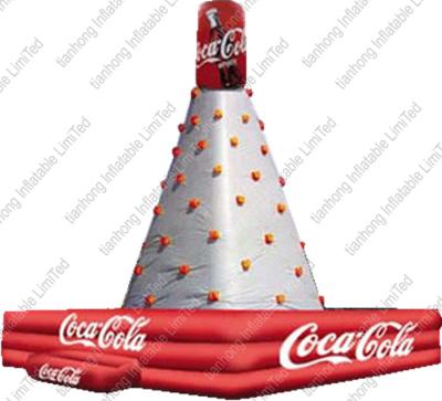 China Customized 1000D PVC 5x3x4.5 Inflatable Iceberg Climbing Wall For Kids for sale