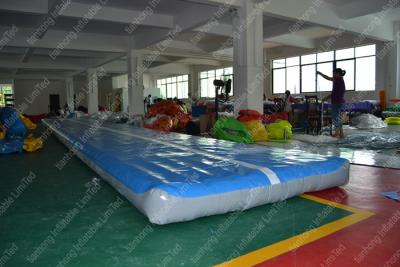 China Portable Durable Inflatable Air Track , advertising tumbling track trampoline for sale
