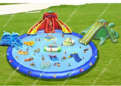 China Adult inflatable Water Games Interesting Aqua water park fire retardant for sale