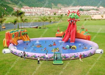 China Custom Colorful Inflatable Water Park , Exciting Inflatable Aqua Park for sale