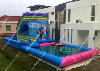 China Frozen Theme Inflatable Water Slide Water Sport  for Summer for sale