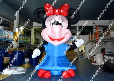 China Portable Oxford Cloth Inflatable Minnie Mickey Mouse Adventure Playground for sale