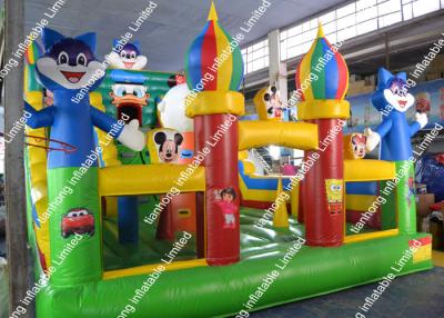 China Disney Park Cartoon water slide / Children cartoon bouncy Castle for sale