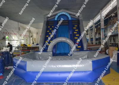 China Custom Ice / Snow Inflatable Water Slides With Durable 0.55mm PVC for sale