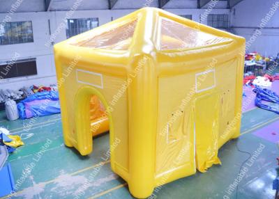 Cina All'aperto impermeabile del PVC del partito della famiglia di giallo gonfiabile portatile delle tende in vendita