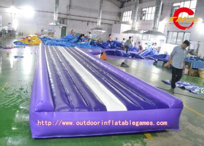 China Customizable PVC Purple Air Seat Cushion inflatable tumble track for sale